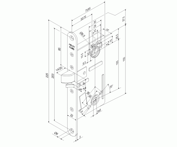 Замок электромеханический Abloy (Аблой) EL582 - лучшая цена со складов ...
